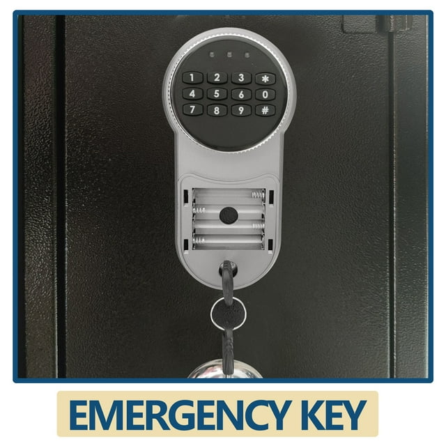 Gun Cabinet, Gun Safe with Keypad, Rifle Safe with 3 Pistol Holders, G ...