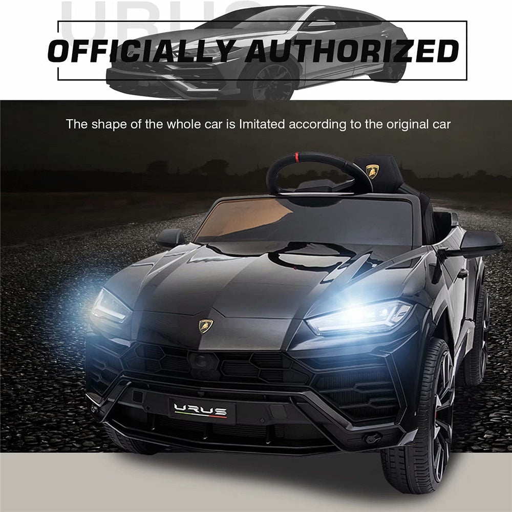 Segmart Black 12 V Lamborghini Powered Ride-On with Remote Control, L ...