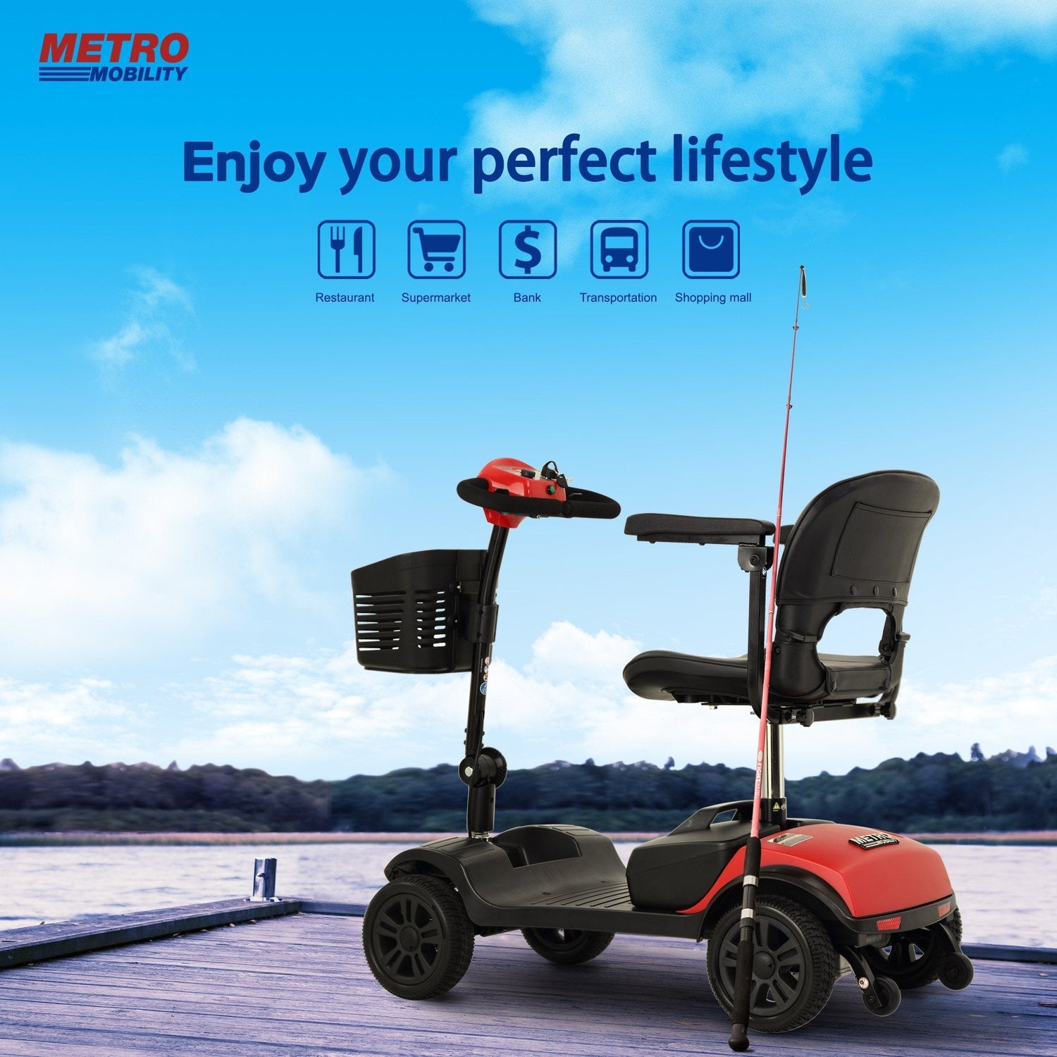 Segmart 4 Wheel Powered Wheelchair, Outdoor Long Range Travel Mobility ...