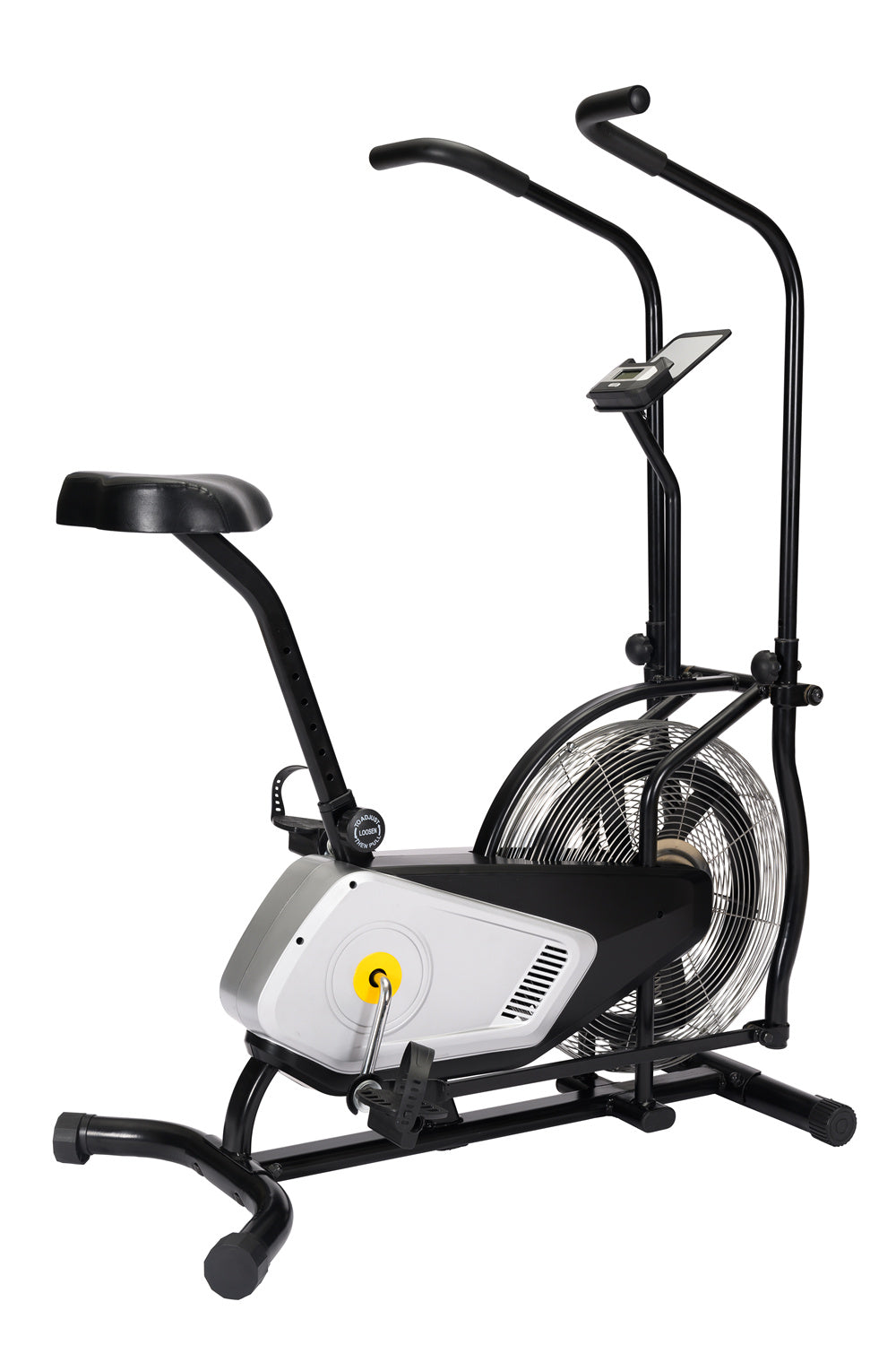 Air Bike, Exercise Fan Bike with Moving Arms, Exercise Bike with Air R ...