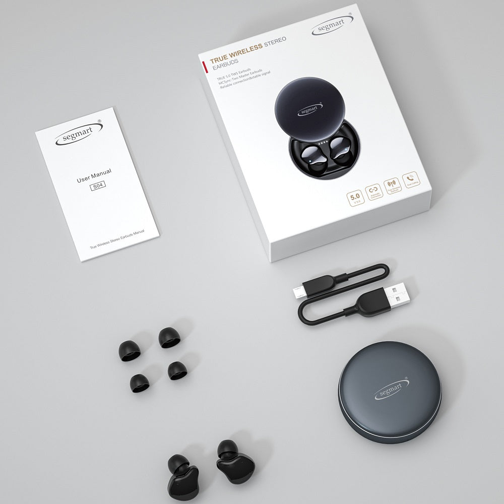 SEGMART Wireless Bluetooth Earbuds, Wireless Earphones with Microphone