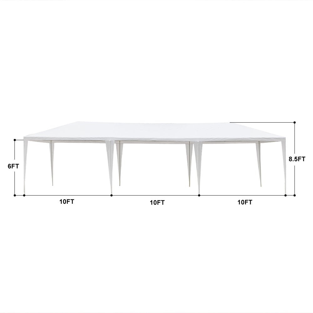 Segmart 10' x 30' White Event Outdoor Canopy – SEGMART