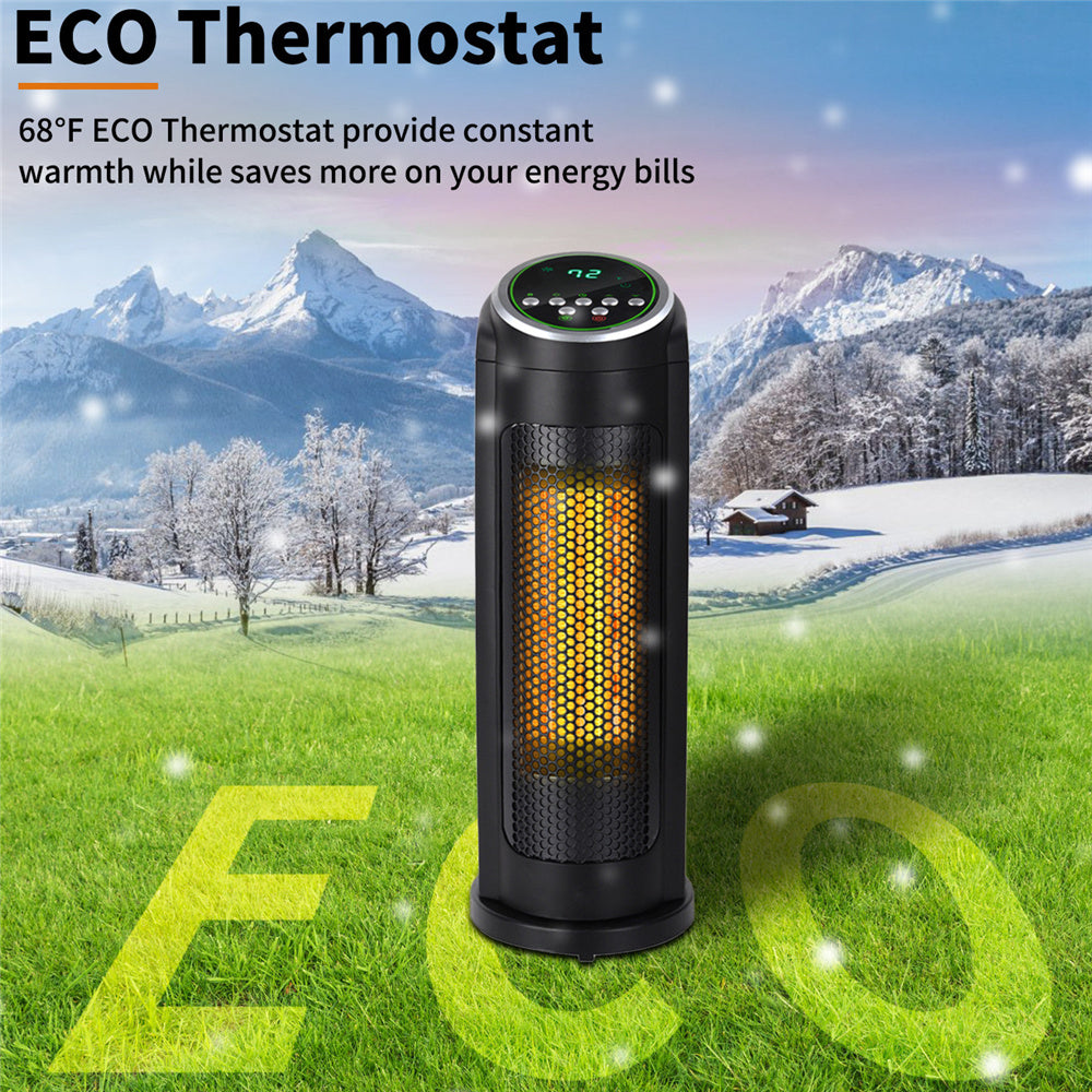 Segmart 16'' Digital Ceramic Tower Space Heater with Remote, Adjustabl ...